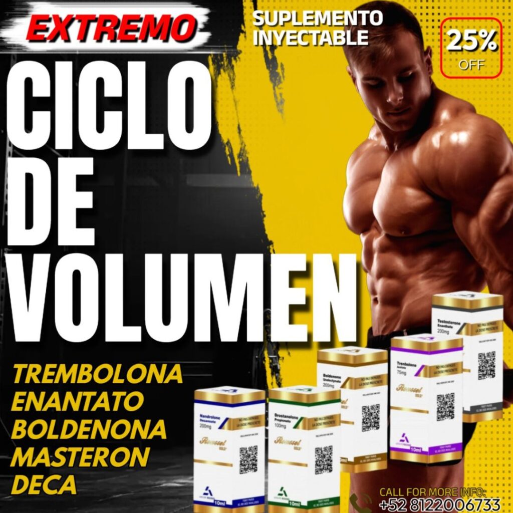 Ciclo de Volumen Extremo Inyectable (Tren Bolde Testo Masteron y Deca ...